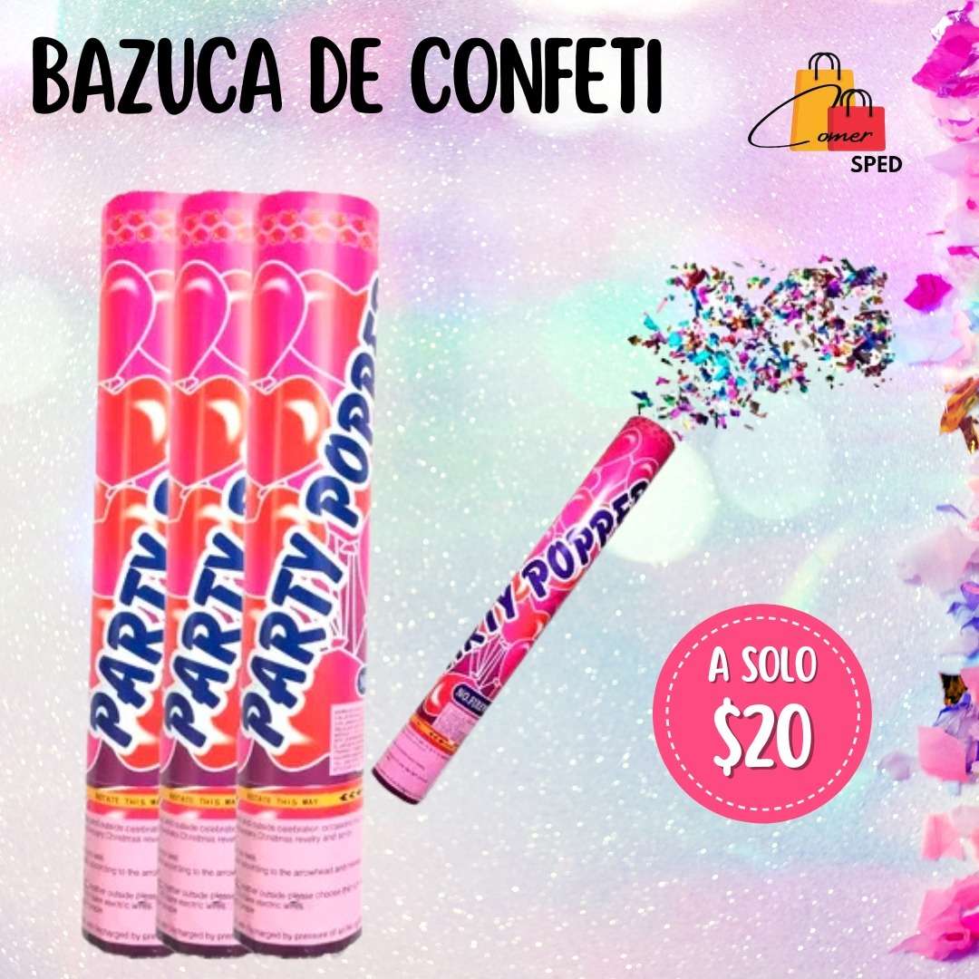 BAZUCA DE CONFETI - La Comer Sped