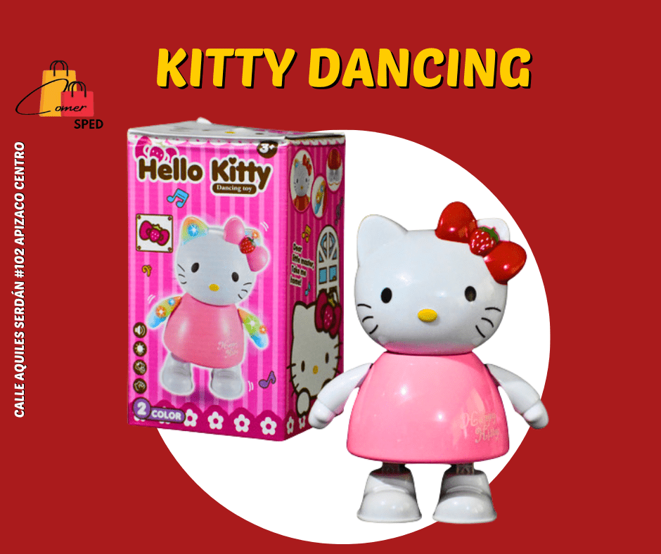 HELLO KITTY DANCING CON LUZ - La Comer Sped