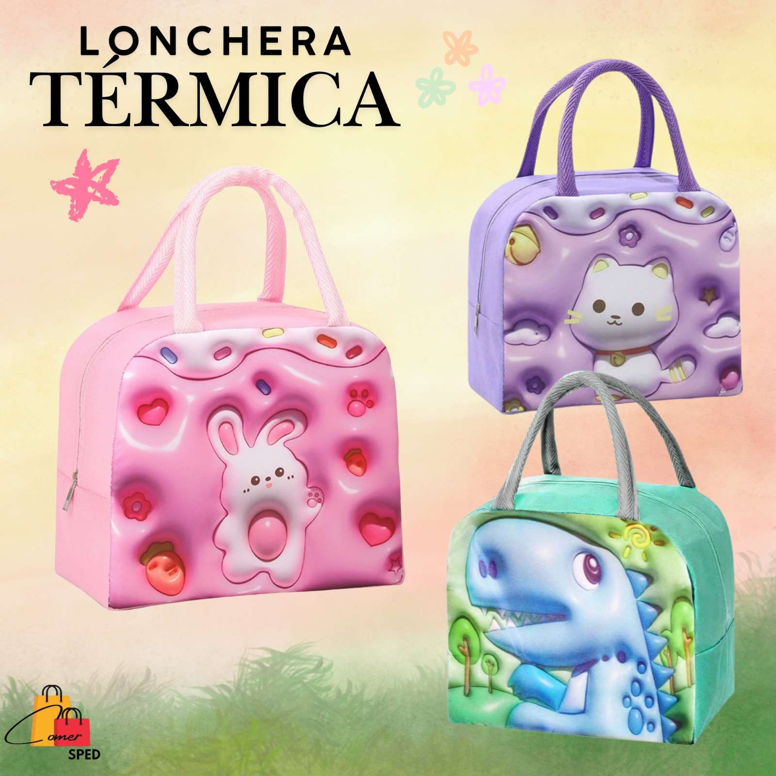 LONCHERA TÉRMICA PERSONAJES - La Comer Sped