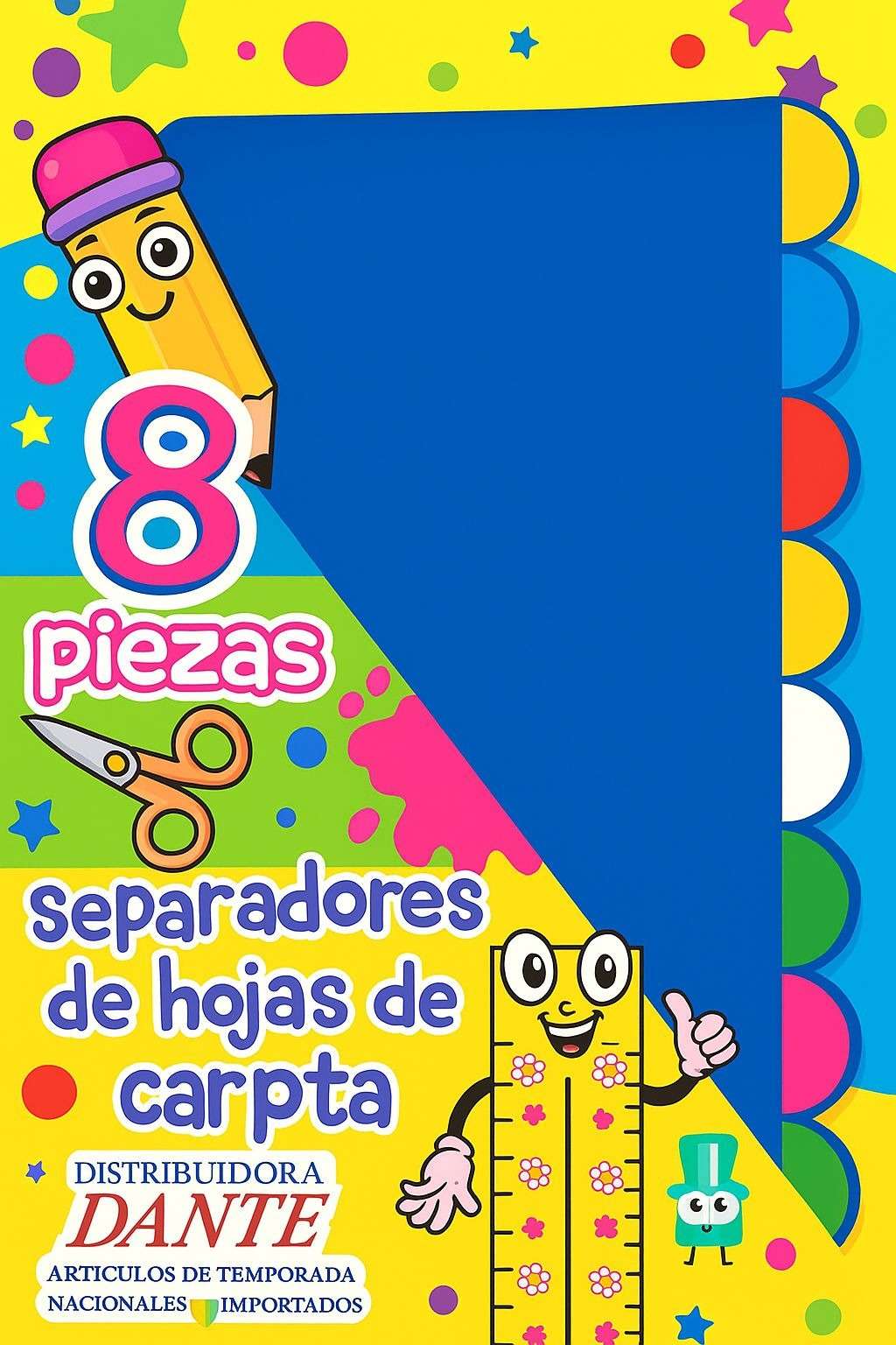 SEPARADORES DE HOJAS DE CARPETA - La Comer Sped